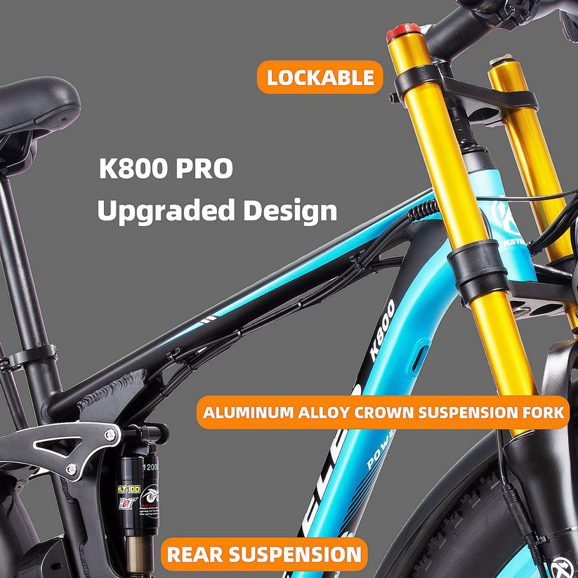 KETELES K800 Pro 2000W Dual Motor Mountain Electric Bike – KETELES Global official website ...